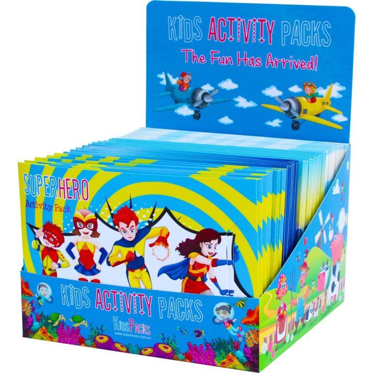 Logo Branded Premium Kids Activity Packs – Kids Packs Australia