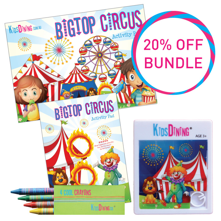Premium Children's Activity Packs - Kids Packs - Kids Dining