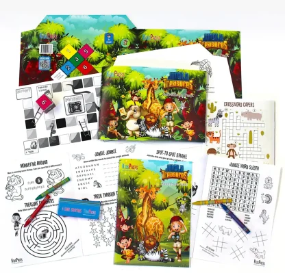 Jungle Treasures Premium Activity Packs (100) – Kids Packs Australia
